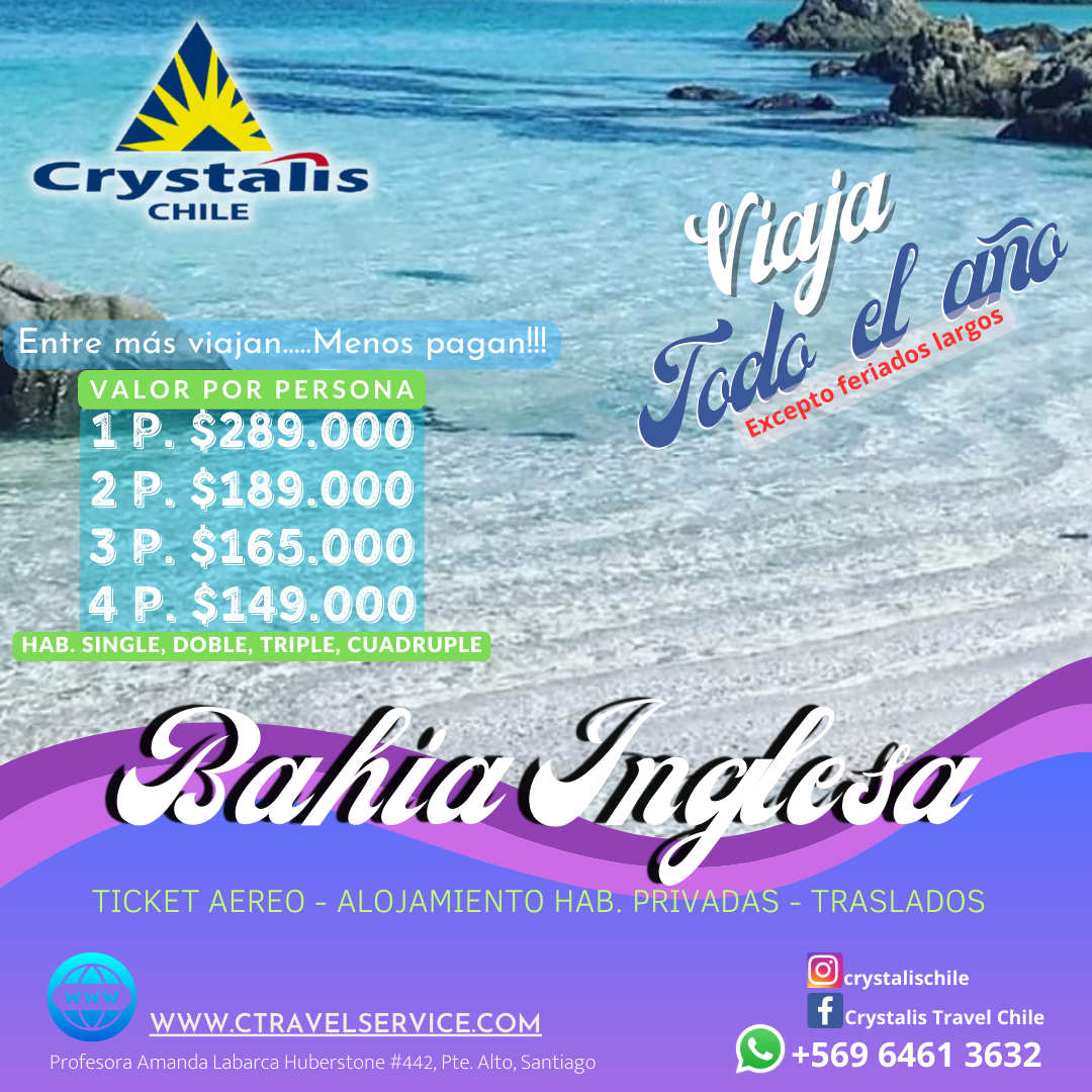 Prog. Nacionales | Crystalis Travel Service